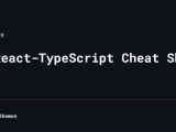 My React Typescript Cheat Sheet