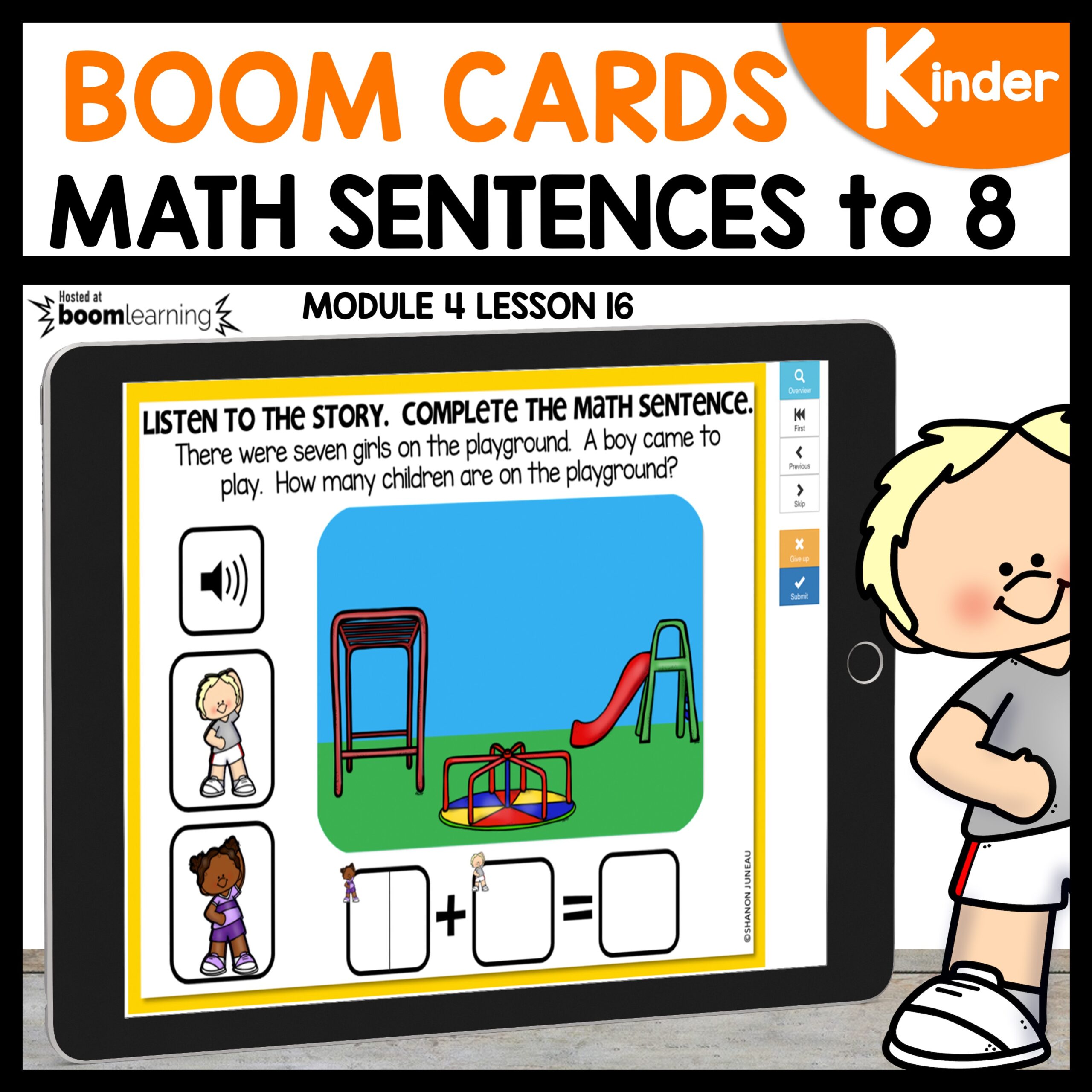 Math Word Problems BOOM Cards - We Are Better Together