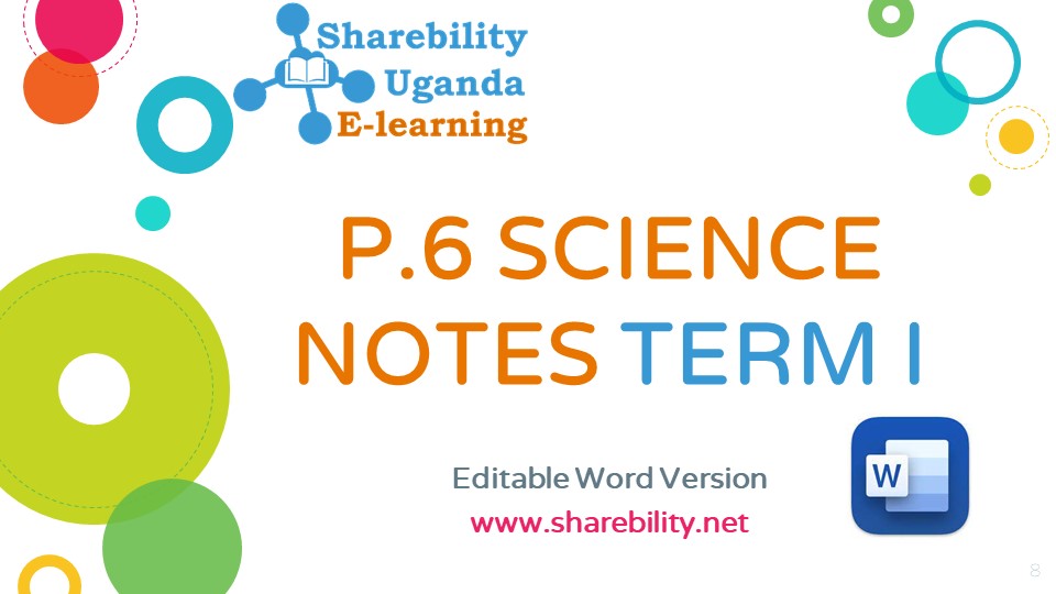 P.6 SCIENCE NOTES TERM I PRIMARY SIX | Sharebility Uganda