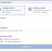 Yammer External groups