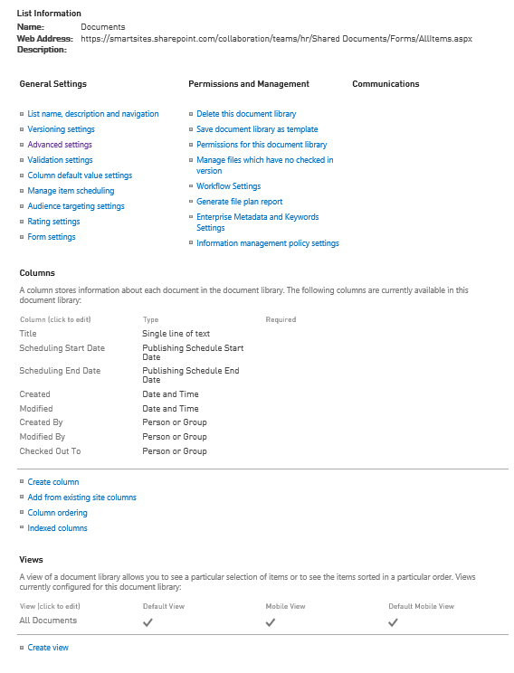 Office 365 - SharePoint - Views in the new document libraries and quite ...