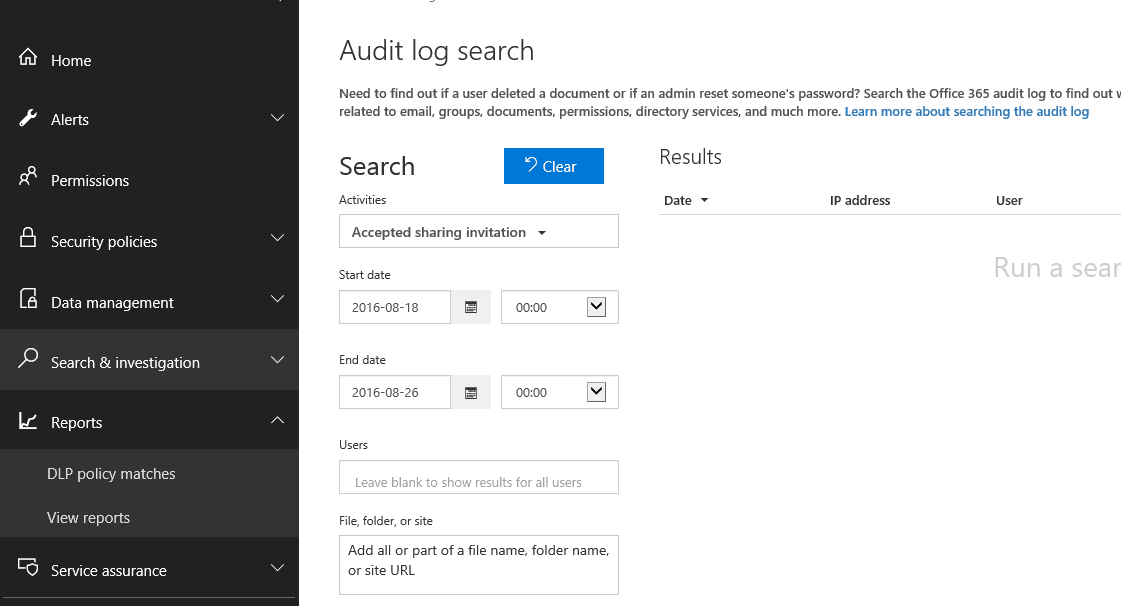 Office 365 - SharePoint - Who has accepted your sharing invitation?