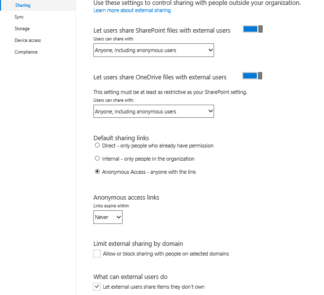 New OneDrive Admin Center - An Overview