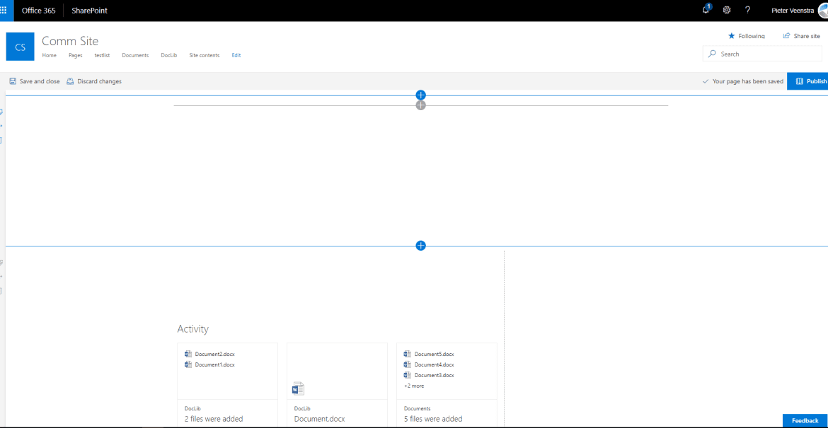 Create a feedback form with SharePoint Online and Microsoft Forms