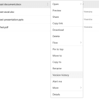 Office 365 - SharePoint Online - Compare different versions of a document.