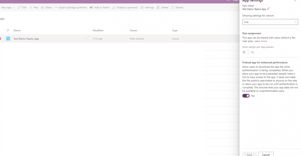 Start your Power Apps faster