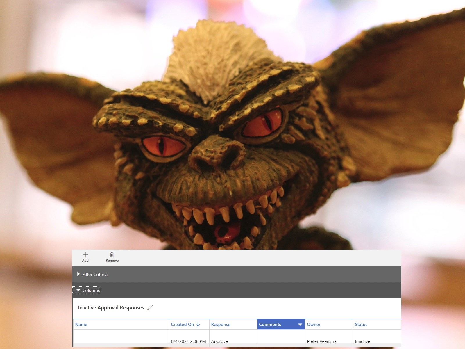 Power Automate Approvals and Dataverse