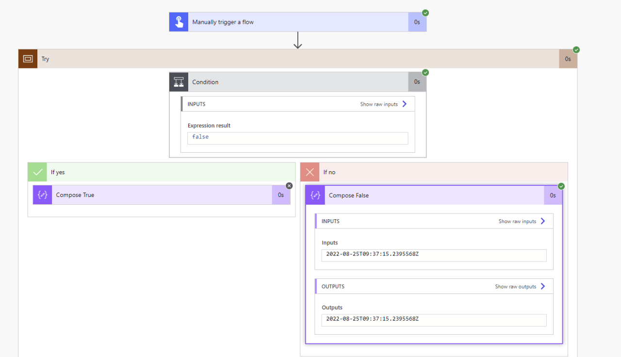 Debug Compose Actions And Conditions In Power Automate