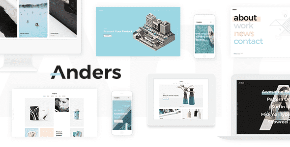 Anders - Design Portfolio Theme - ShareWordpress.Net