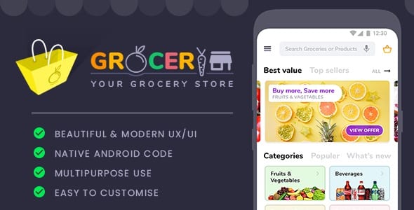 Grocery Store Template - ShareWordpress.Net