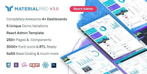 MaterialPro React Admin Template - ShareWordpress.Net