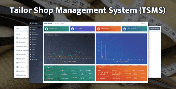 Tailor Shop Management System (TSMS) - ShareWordpress.Net