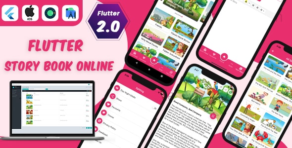 Flutter Story Book App with Admin panel | Flutter full source code | Ready to publish ...