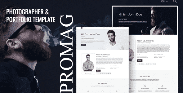 Promag - Personal Portfolio Template - ShareWordpress.Net
