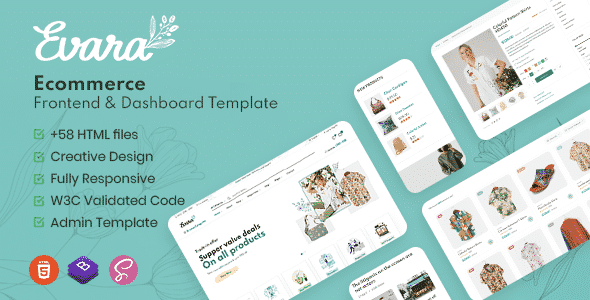 Evara - Bootstrap 5 Ecommerce Frontend & Dashboard Template ...