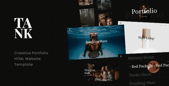 Tank - Creative Portfolio Showcase HTML Website Template ...