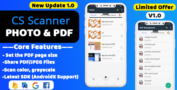 CS Scanner - Document Scanner And PNG to PDF Scanner App Camscanner ...
