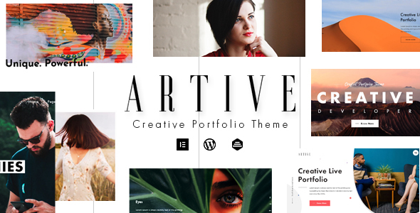 Artive - Creative Portfolio Theme - ShareWordpress.Net