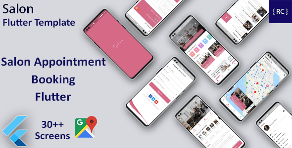 Multi Salon Appointment Booking App Template in Flutter ...