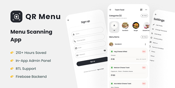 Restaurant QR Menu: Flutter app with Firebase backend - ShareWordpress.Net