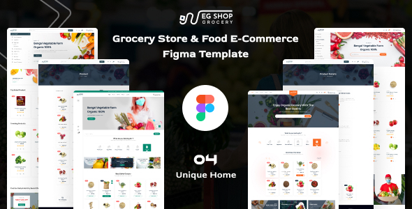 EG Shop Grocery - Multipurpose eCommerce Figma Template ...