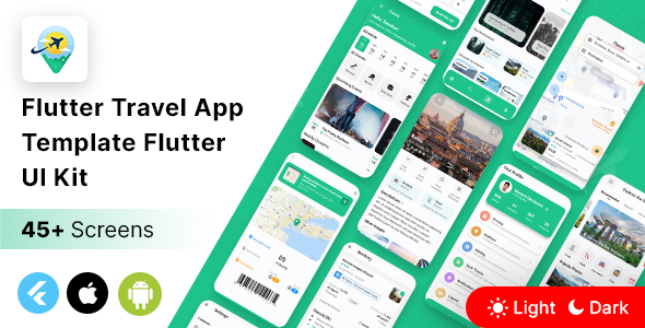 Flutter Travel App Template - Flutter UI Kit - ShareWordpress.Net