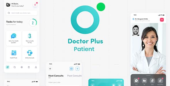 Doctor Plus - Patient React Native App Template - ShareWordpress.Net