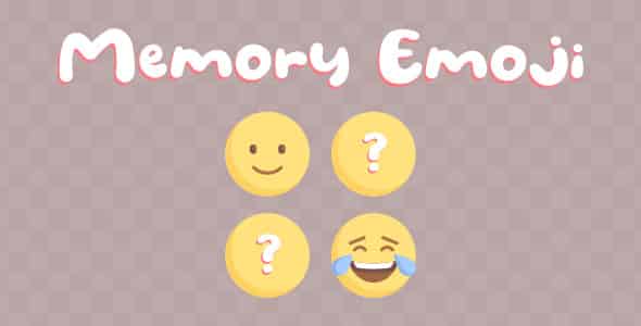 Memory Emoji - HTML5 Game (Construct 3) - ShareWordpress.Net