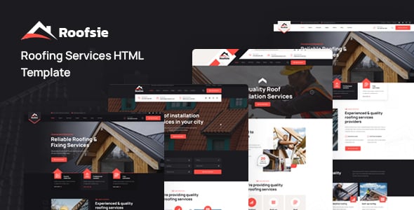 Roofsie - Roofing Services HTML Template - ShareWordpress.Net