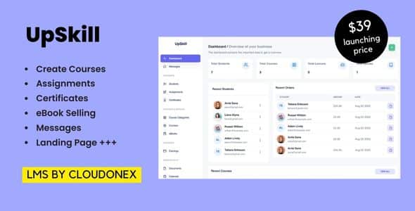 UpSkill LMS- Learning Management System - ShareWordpress.Net