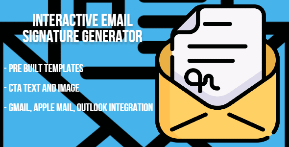Interactive Email Signature Generator with Pre Built Templates ...