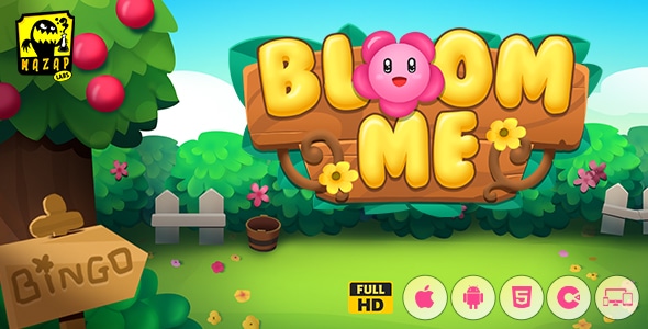Bloom Me - Color Bingo Arcade Game (Construct) - ShareWordpress.Net