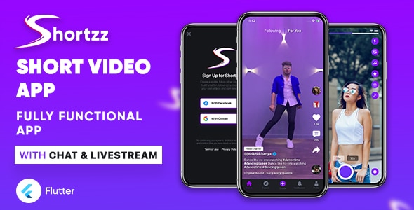 Shortzz : Short Video App Flutter Script With Admin Panel | Android ...