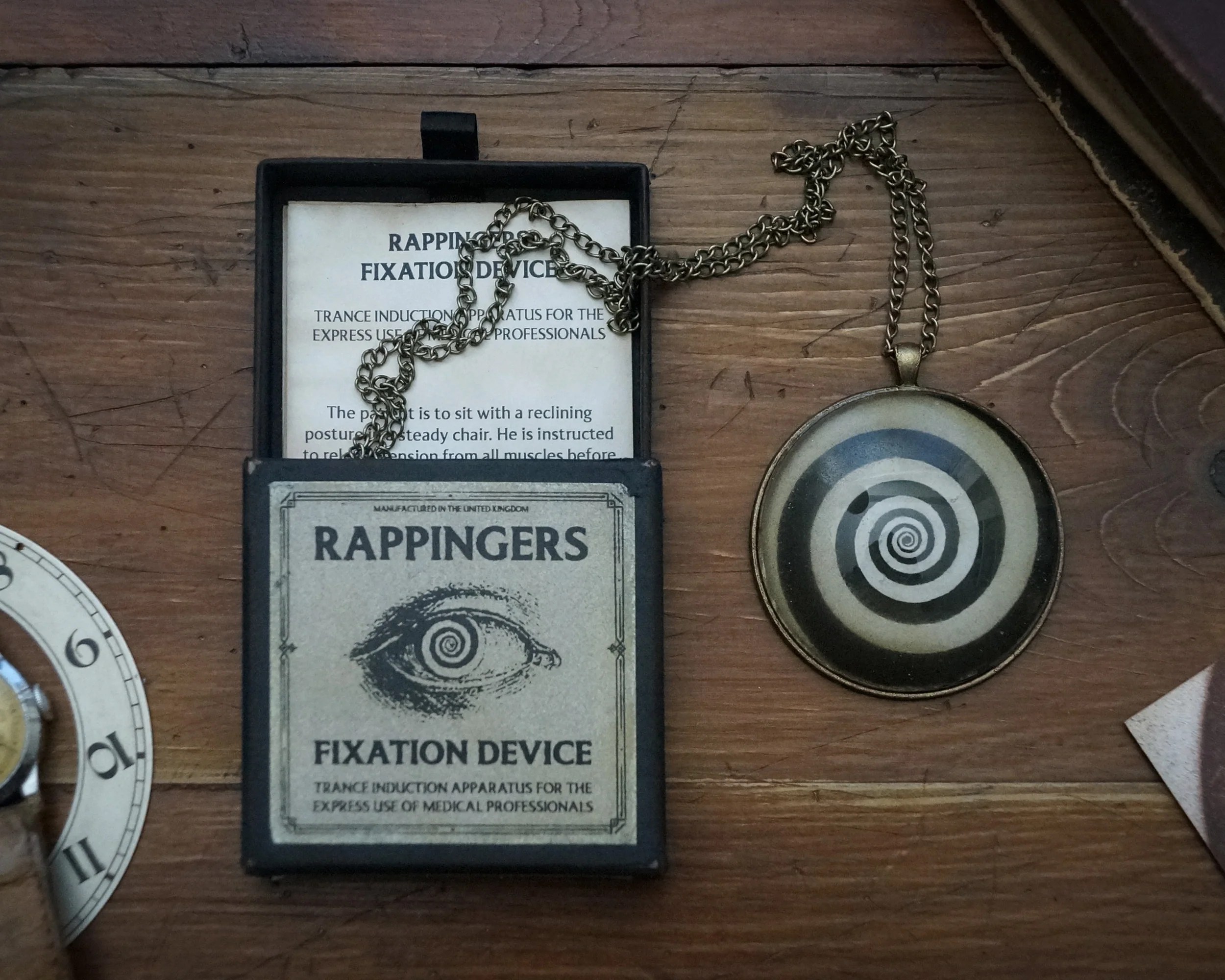 Hypnotic Spiral Pendulum Necklace Shawcross Yard