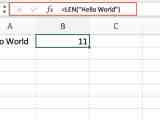 Excel Len Function Sheet Leveller