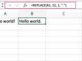 Excel Replace Function Sheet Leveller