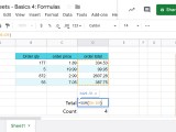 Using Formulas In Google Sheets Sheets Help