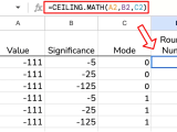 Ceiling Math Function Google Sheets Sheets Help