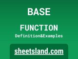 Base Function Definition Formula Examples And Usage