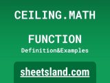 Ceiling Math Function Definition Formula Examples And Usage