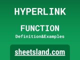 Hyperlink Function Definition Formula Examples And Usage