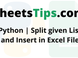 Insert List In Excel Python Printable Forms Free Online