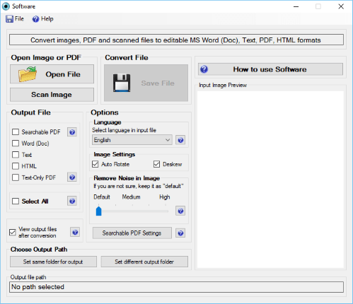 How to Convert JPG, BMP, TIF, GIF and JPEG to MS Word using OCR ...
