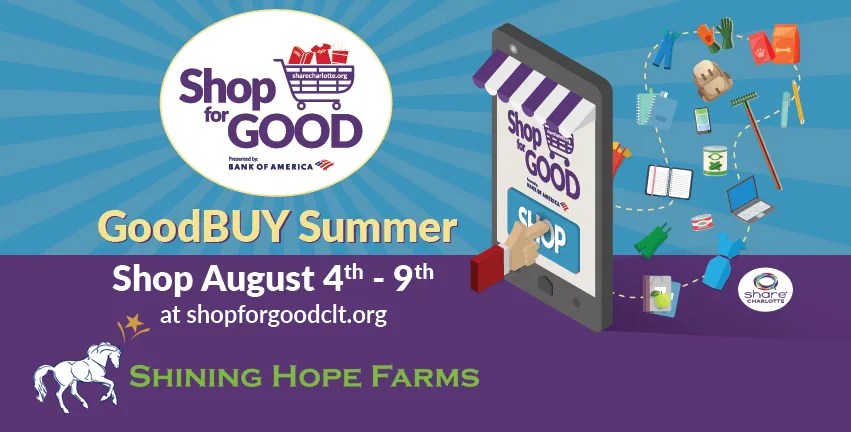 It’s time to Shop for Good CLT! - Shining Hope Farms