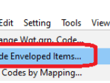 Code Enveloped Items Shipweight