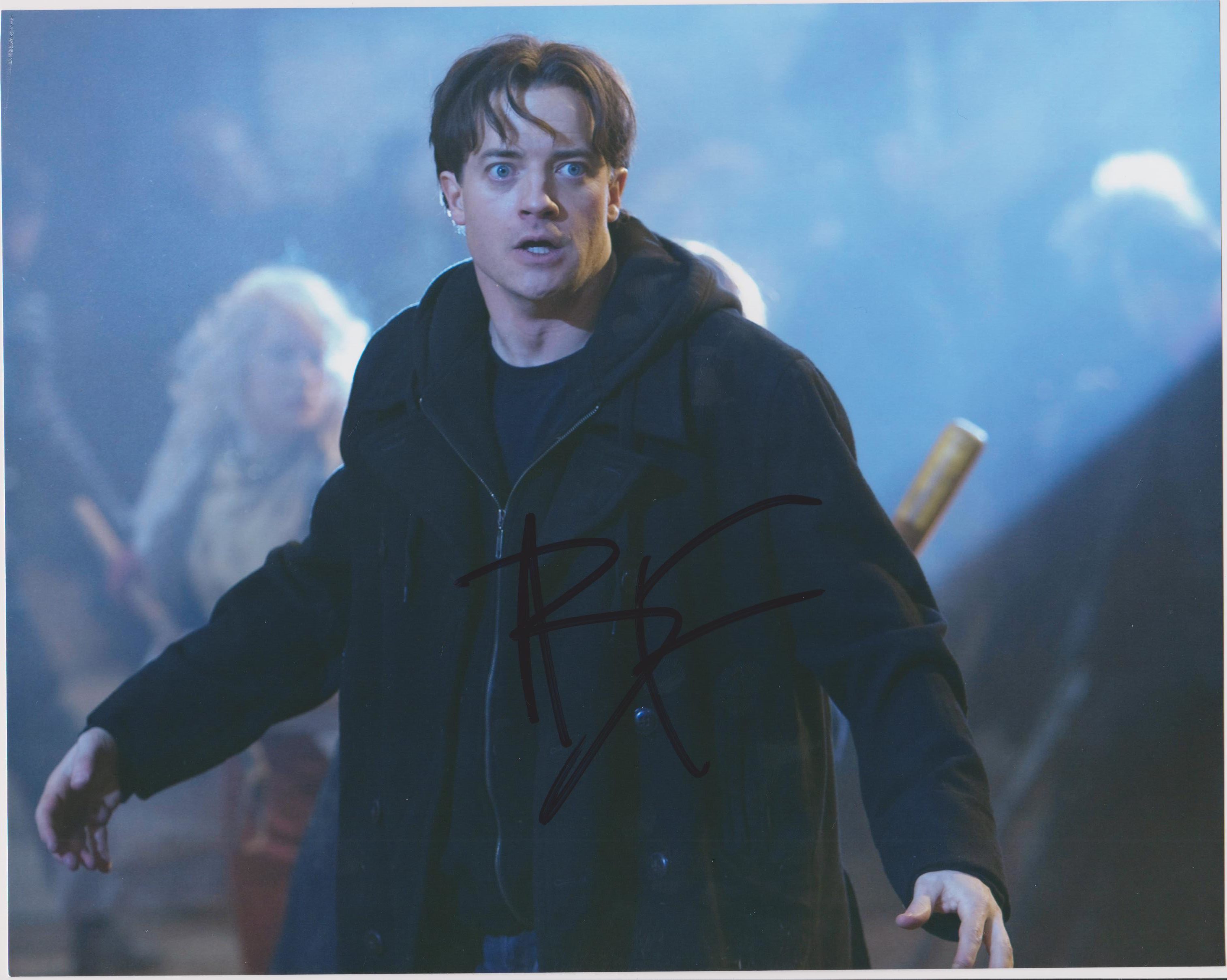 Brendan Fraser Signed Autographed The Scout Glossy 8x10 Photo COA ...