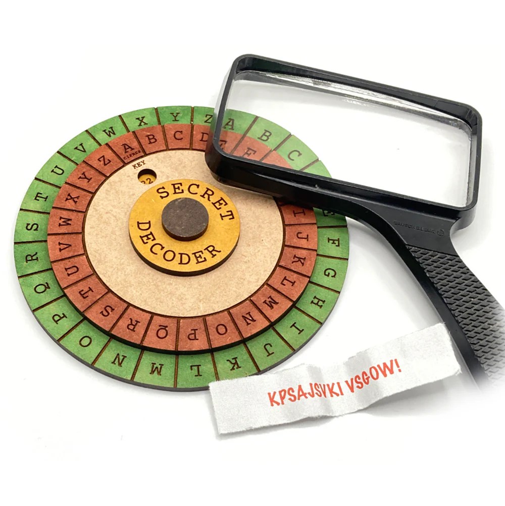 Caesar Cipher Code Wheel Glowforge Shop