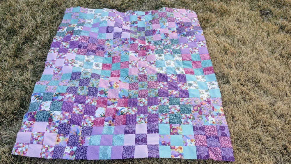 Nine Patch Quilt Pattern Pdf Tutorial Patchwork Posse