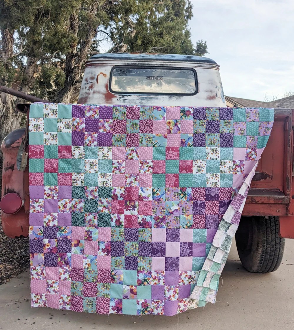 Nine Patch Quilt Pattern Pdf Tutorial Patchwork Posse