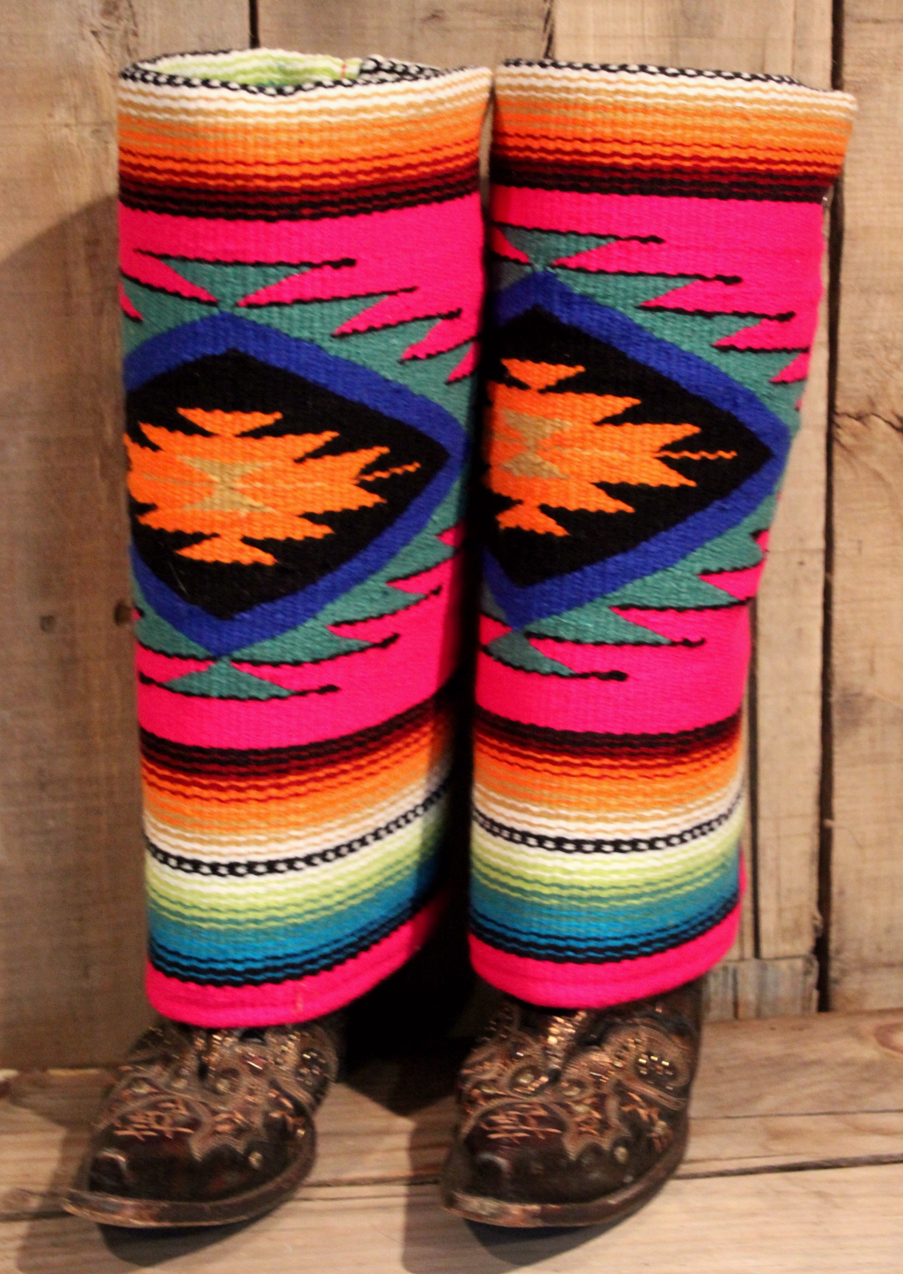Pink Aztec Boot Rugs - Copper Wings